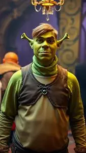 Free Shrek Themed Party Outfit Face Swap