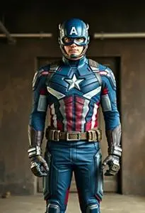 Free Adult Captain America Suit Face Swap