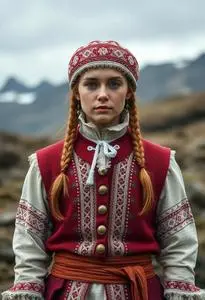Traditional Norwegian Outfit Face Swap