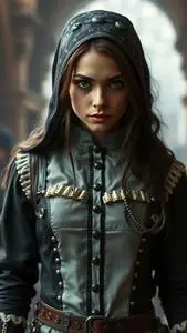 Van Helsing Costume Girl Face Swap
