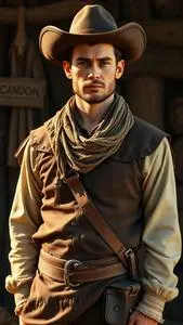 Western Outfit Man Costume Face Swap