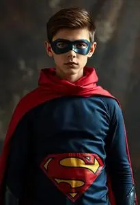 Free Super Boy Costume Face Swap