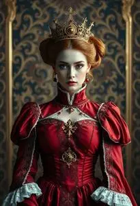 Free Royal Red Queen Costume Face Swap