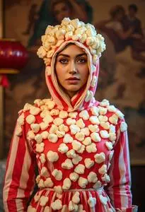 Popcorn Fancy Dress Face Swap