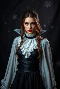 Free Female Modern Vampire Costume Face Swap