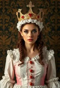Adult Queen Costume AI Face Swap