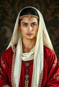Ancient Persian Costume Face Swap Buy Stock Photo