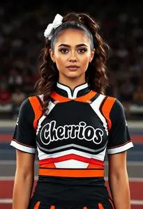 Cheerios Cheerleader Costume Face Swap