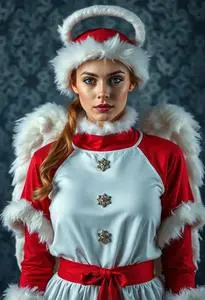 Christmas Angel Costume Adult Face Swap