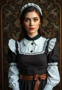 Free English Maid Outfit Costume Face Swap