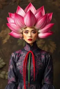 Free Lotus Flower Fancy Dress Face Swap