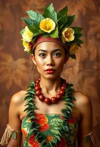 Luau Outfit Costume Face Swap