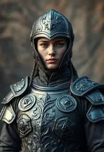 Warrior Armor Costume Face Swap
