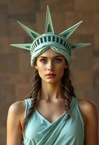Free Statue Of Liberty Logo Film Studio Face Swap