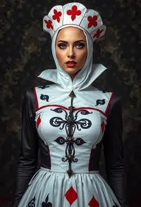 Free Queen Playing Card Costume Face Swap