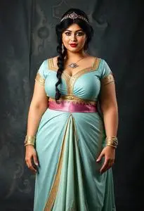 Princess Jasmine Plus Size Face Swap