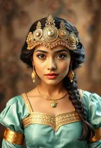 Original Princess Jasmine Costume Face Swap