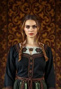 Celtic Costume Woman Face Swap