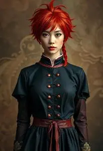 Red Hair Character Halloween Face Swap
