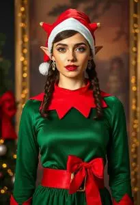 Christmas Elf Dance Costume AI Face Swap