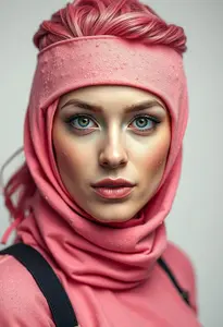 Free Sandy Grease Costume Pink Woman AI Face Swap