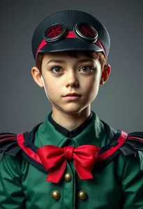 Powerpuff Mayor Costume AI Face Swap