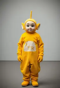 Yellow Teletubby Costume AI Face Swap