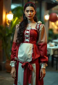 Free Woman Dinner Outfit Costume AI Face Swap