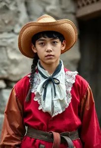 Youth Colonial Costume AI Face Swap
