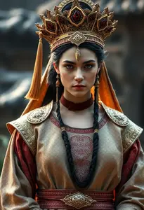 Ancient Queen Costume AI Face Swap