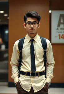 Business Casual Outfit Male Costume AI Face Swap