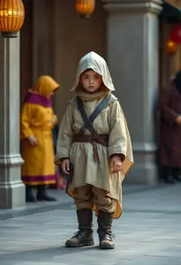 Child Peely Costume AI Face Swap