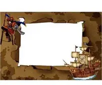 Free Pirate Ship Photo Frame Insert Photos