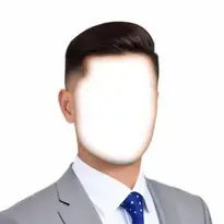 Men's Passport Size Photo Face Swap
