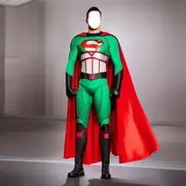 Superhero Costume For Men Face Swap