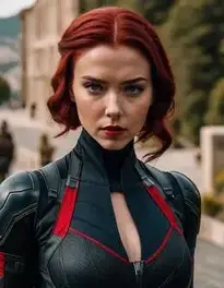 Free Black Widow Fancy Dress Face Swap