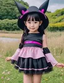 Kuromi Fancy Dress Face Swap
