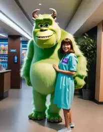 Free Monsters Inc Fancy Dress Face Swap