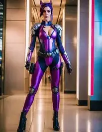 Free Widowmaker Cosplay Fancy Dress Face Swap