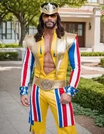 Randy Savage Cosplay Fancy Dress Face Swap