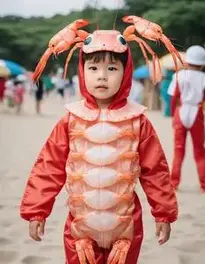Boy Shrimp Fancy Dress Face Swap