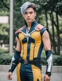 Badass Male Cosplay Fancy Dress Face Swap