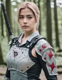Female Jason Cosplay Fancy Dress Face Swap