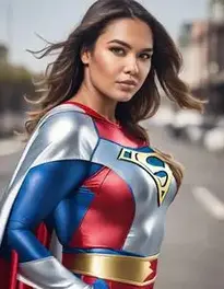 Free Plus Size Super Woman Fancy Dress Face Swap