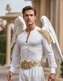 Free Male Angel Outfit Face Swap