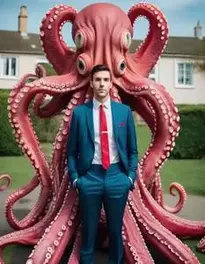 Octopus Fancy Dress Face Swap