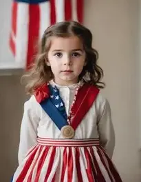 Free Kid Betsy Ross Face Swap