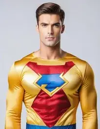 Superhero Costume For Men Face Swap