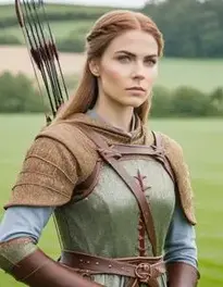 Free Medieval Female Archer Face Swap