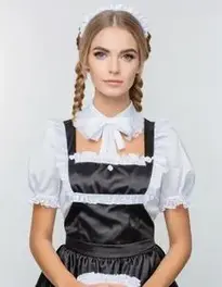 French Maid Outfit Halloween Face Swap